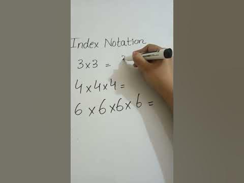 Index Notation| Basic Concept in 10 sec #math #mathematics - YouTube