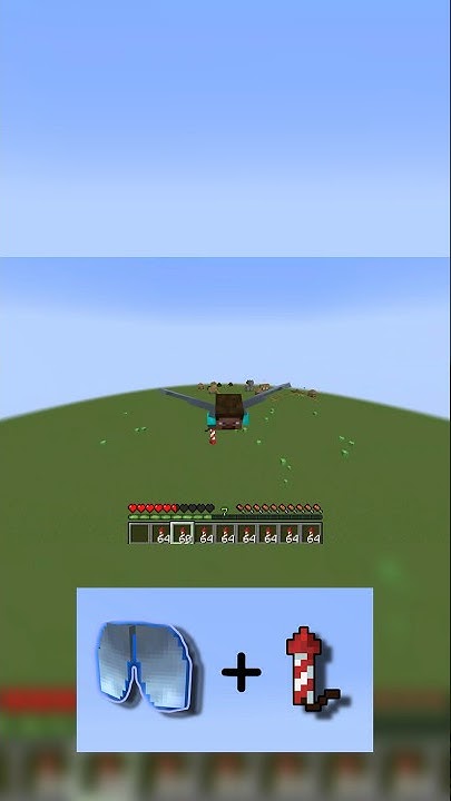 How to use elytra and firework on minecraft java #minecrafttutorial # ...
