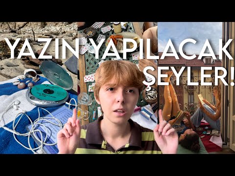 yazın sıkılıyorsan bunları yap ☀️ 🌊
