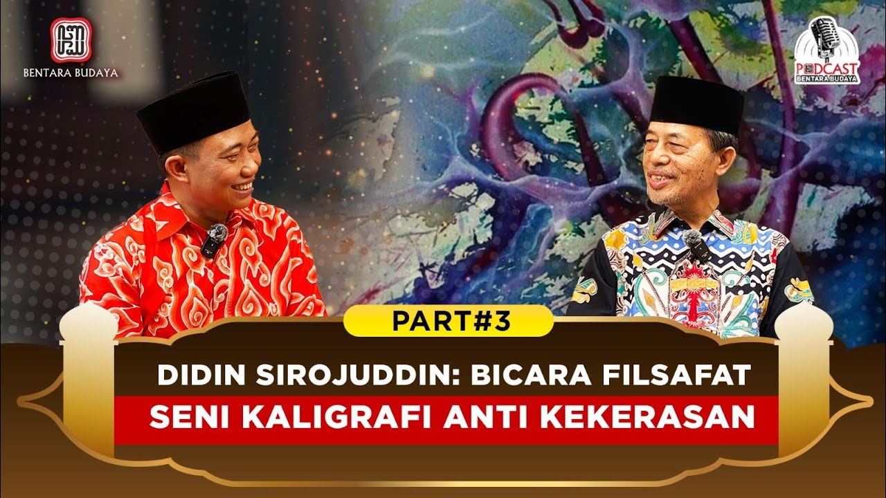 Didin Sirojuddin Bicara Filsafat Seni Kaligrafi Anti Kekerasan - YouTube