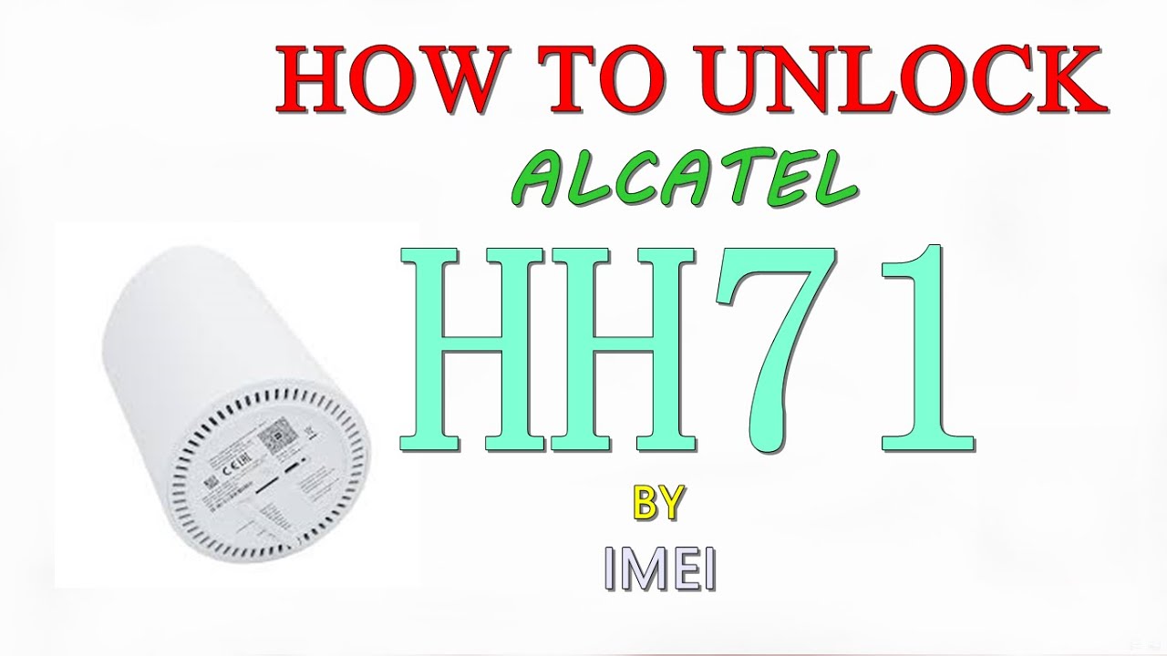 How to Unlock Alcatel HH71 by NCK Code - YouTube