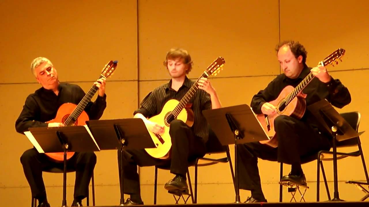 London Trios (arranged for three guitars) - Haydn - YouTube