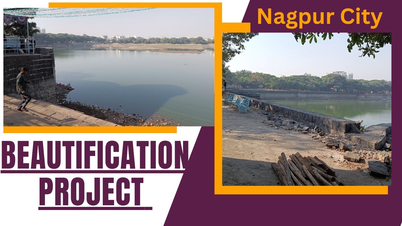 Sonegaon Lake Beautification Project | Nagpur Update - YouTube