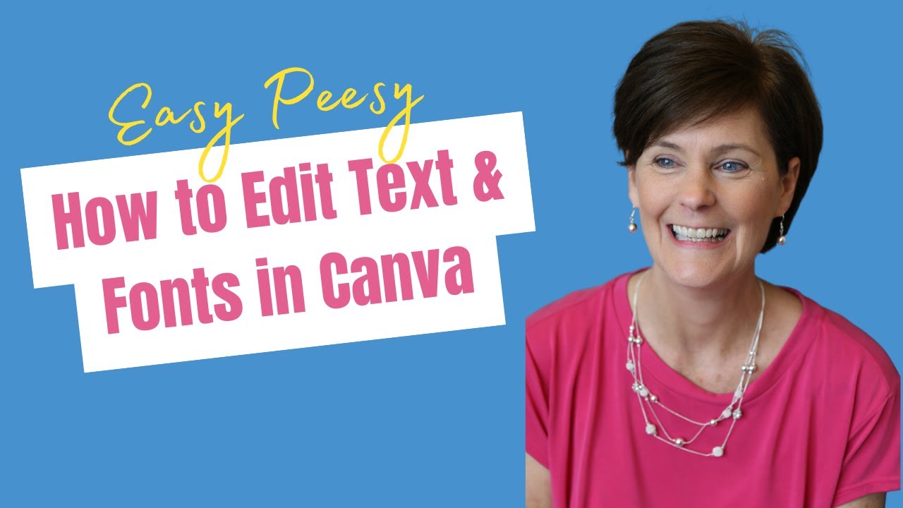 How to Edit Text in Canva | Simple Canva Tutorial to Edit Text in Canva ...