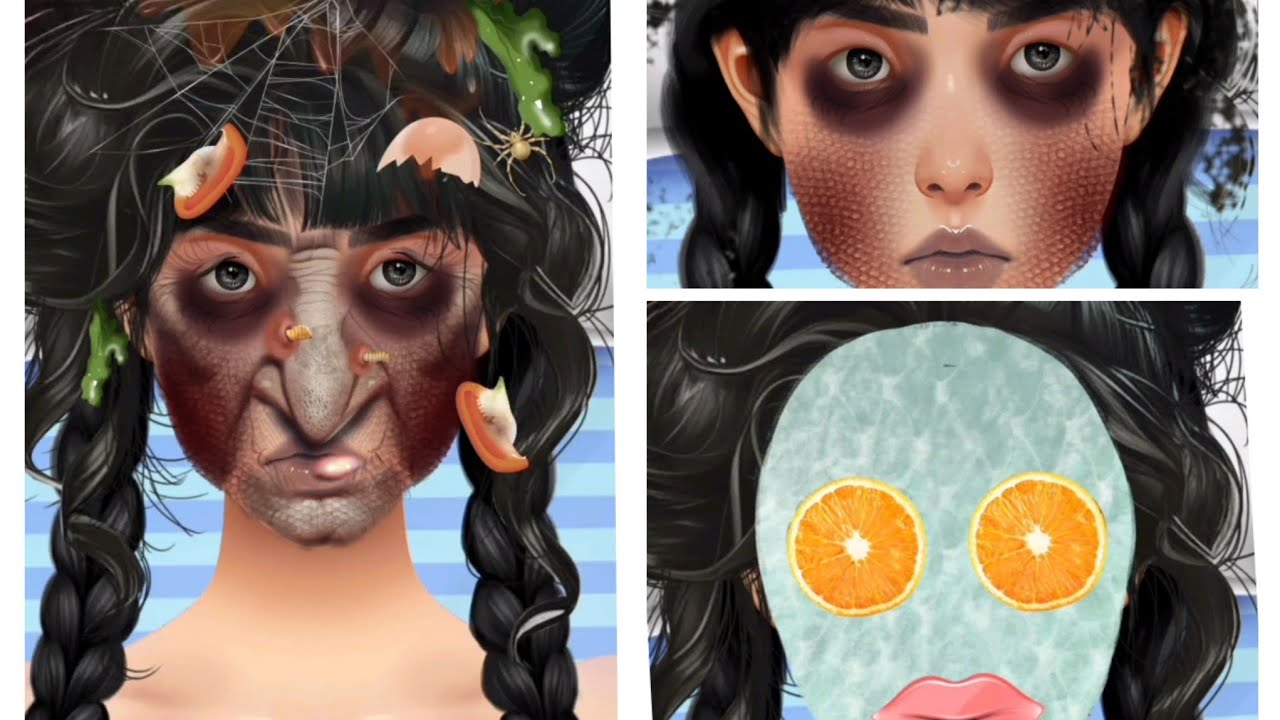 Satisfying ASMR Face Care Animation/#asmr #animation #asmrvideos # ...