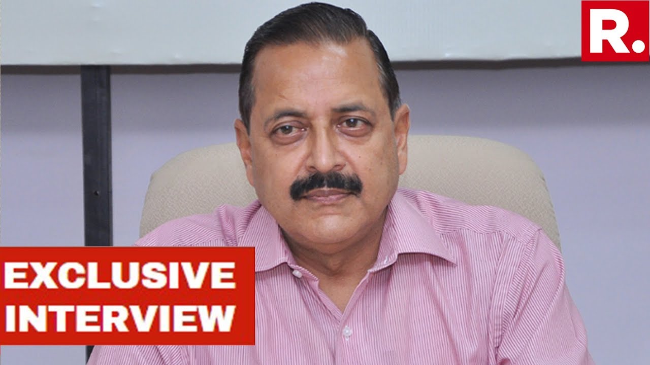 MoS PMO Dr Jitendra Singh Speaks To Republic TV | Exclusive Interview ...
