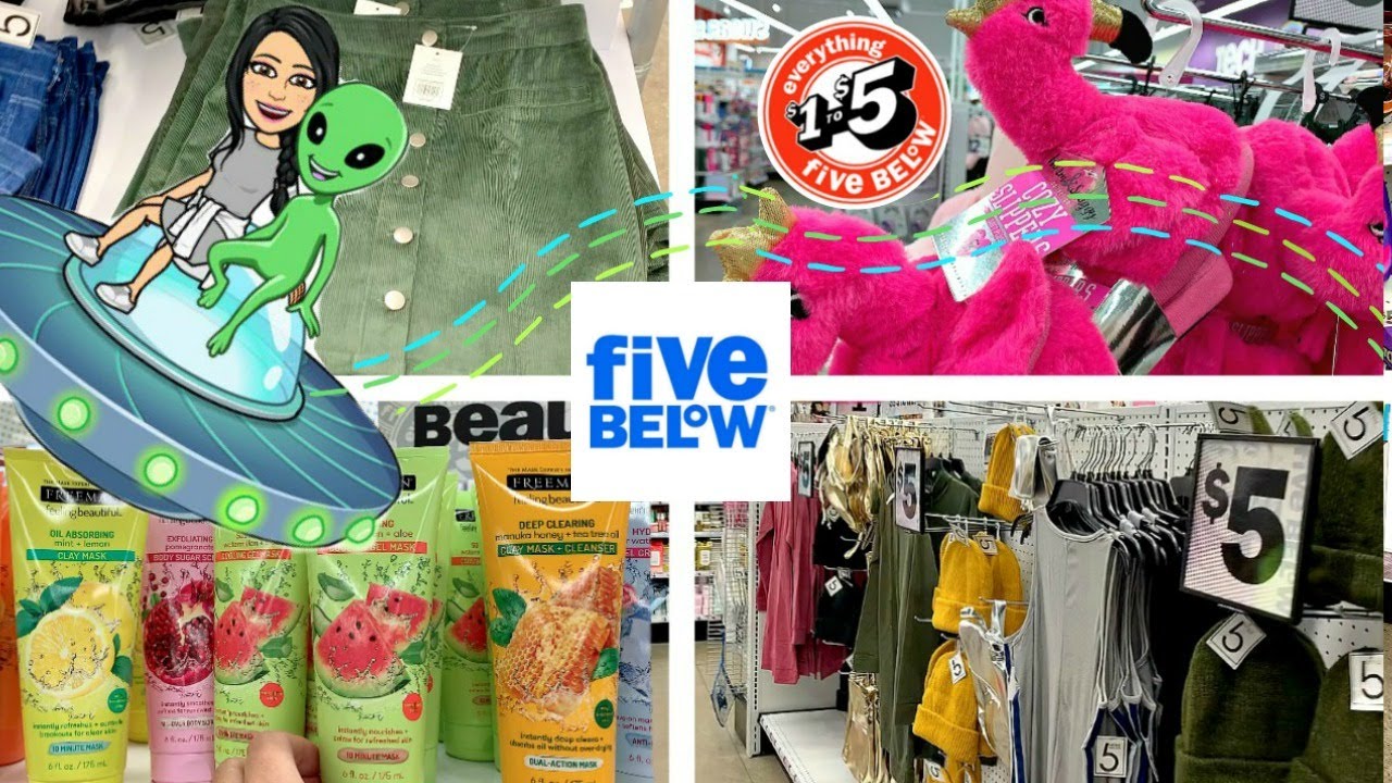 FIVE BELOW SHOPPING!!! *NEW* $5 AND UNDER CLOTHES, MAKEUP, SLIPPERS ...