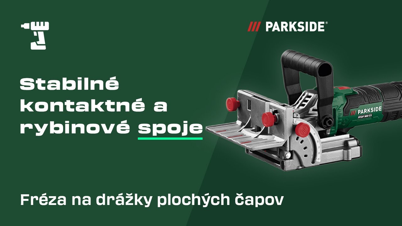 PARKSIDE fréza na drážky plochých čapov pre masívne drevo ...