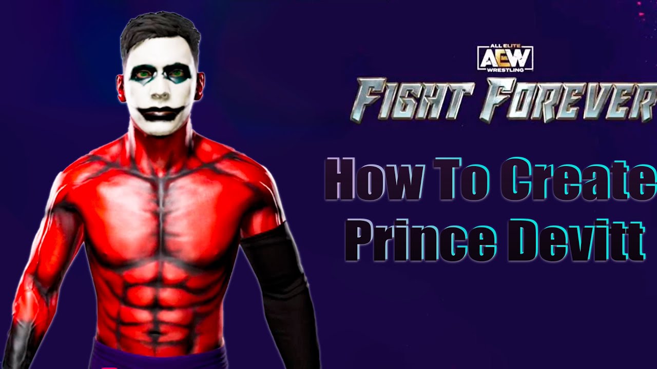 How to Create Prince Devitt in AEW Fight Forever - YouTube