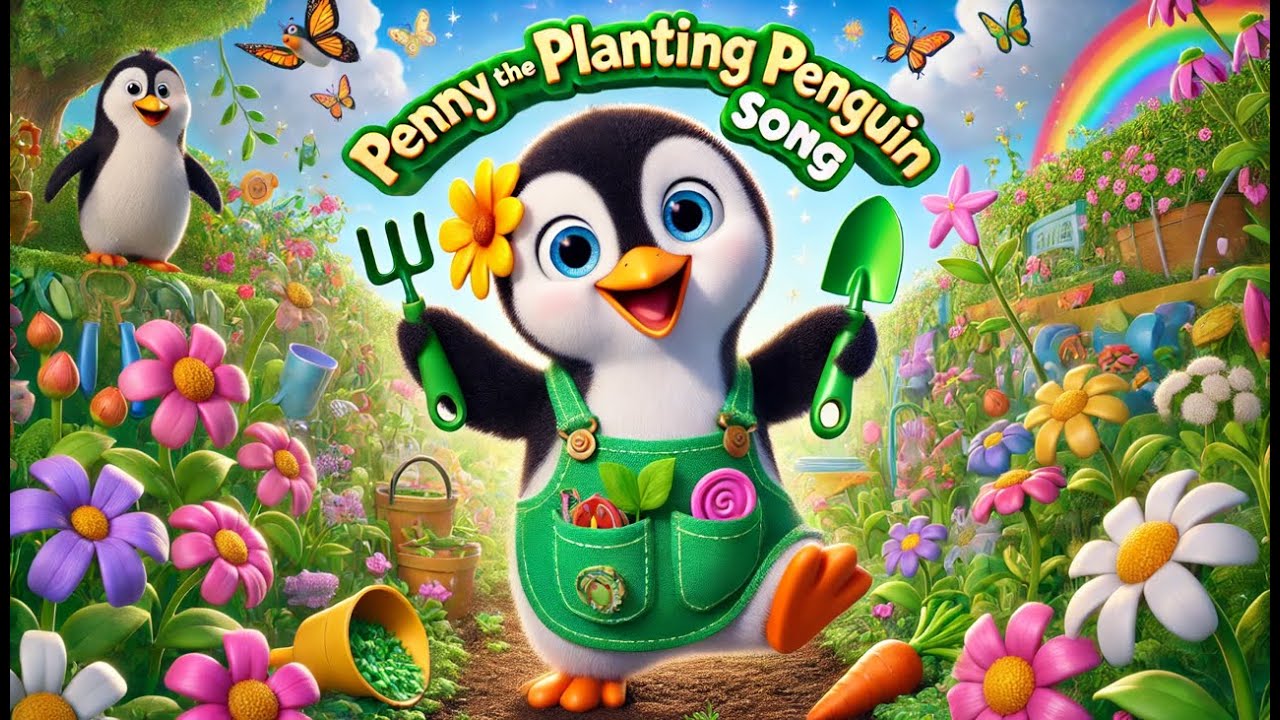 Penny the Planting Penguin | Fun Kids Song About Gardening & Nature ...