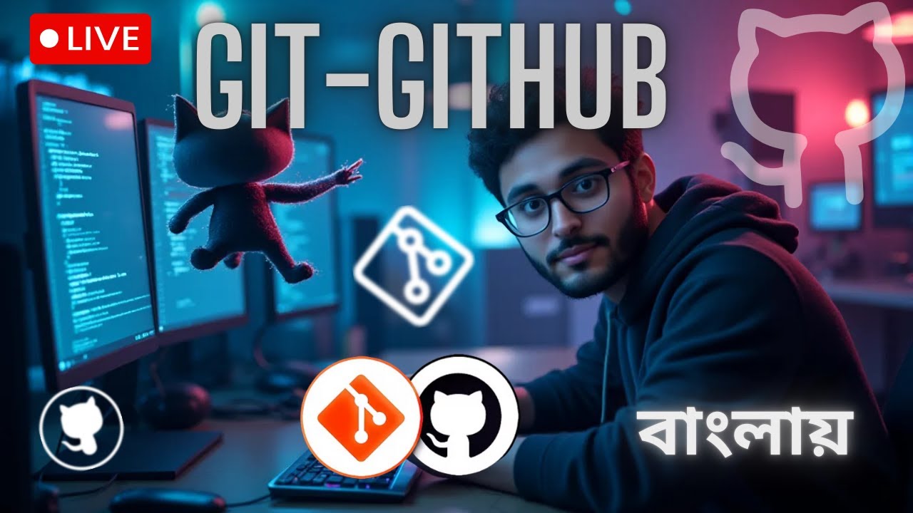 Git ও GitHub একটি ভিডিওতে - সম্পূর্ণ বাংলায় - YouTube