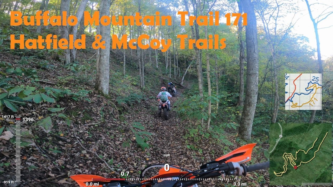 Buffalo Mountain Trail 171 - Hatfield & McCoy Trails - YouTube