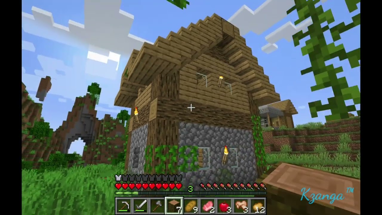 Construyendo mi nueva casa en minecraft Minecraft E2 · Dia 2 y 3 - YouTube