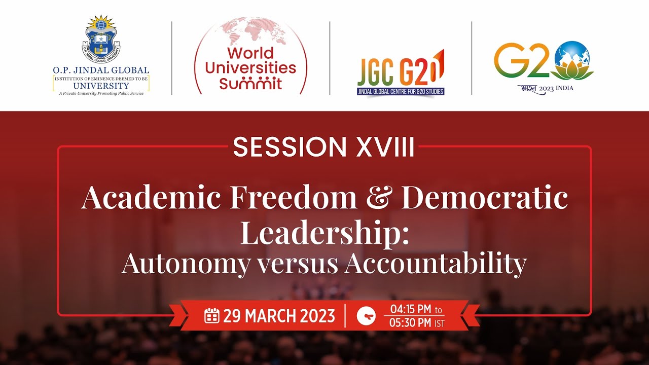 Session18- Academic Freedom & Democratic Leadership: Autonomy versus ...