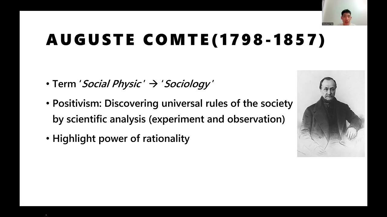 [Sociology] Introduction to Sociology | Auguste Comte, Durkheim, Marx ...