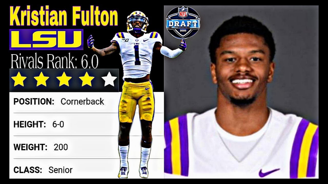 LSU CB Kristian Fulton Highlights - YouTube