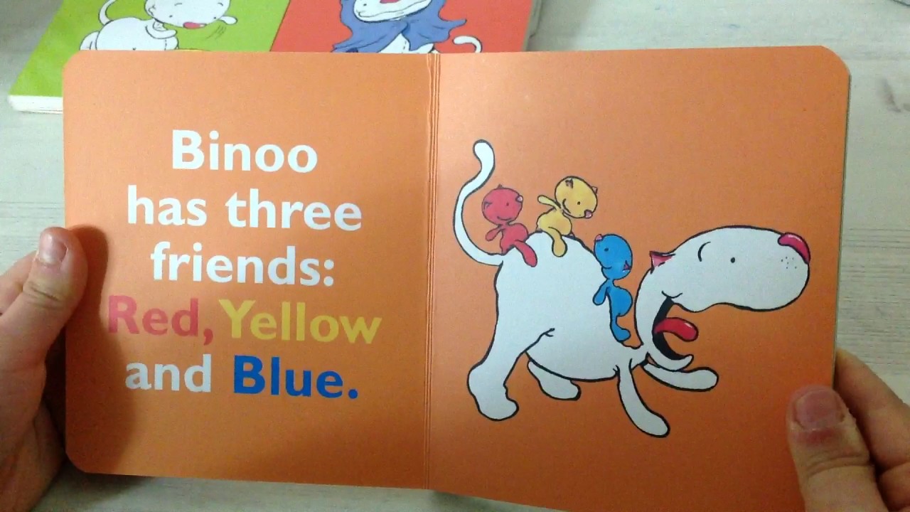 Binoo in Color. 지니와 함께 영어책 읽기 Reading books with Jinny - YouTube