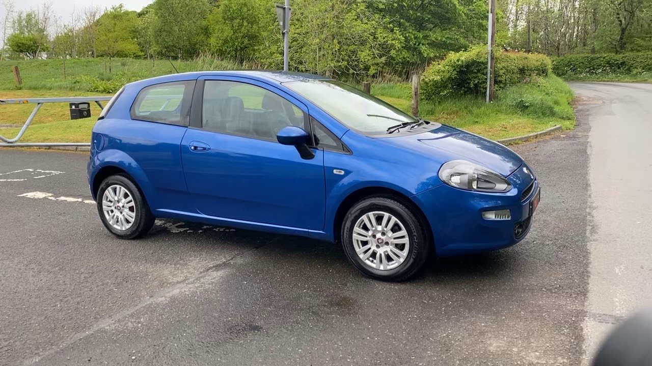 2013 Fiat Punto Easy on sale at TVS Glasgow Car Sales - YouTube