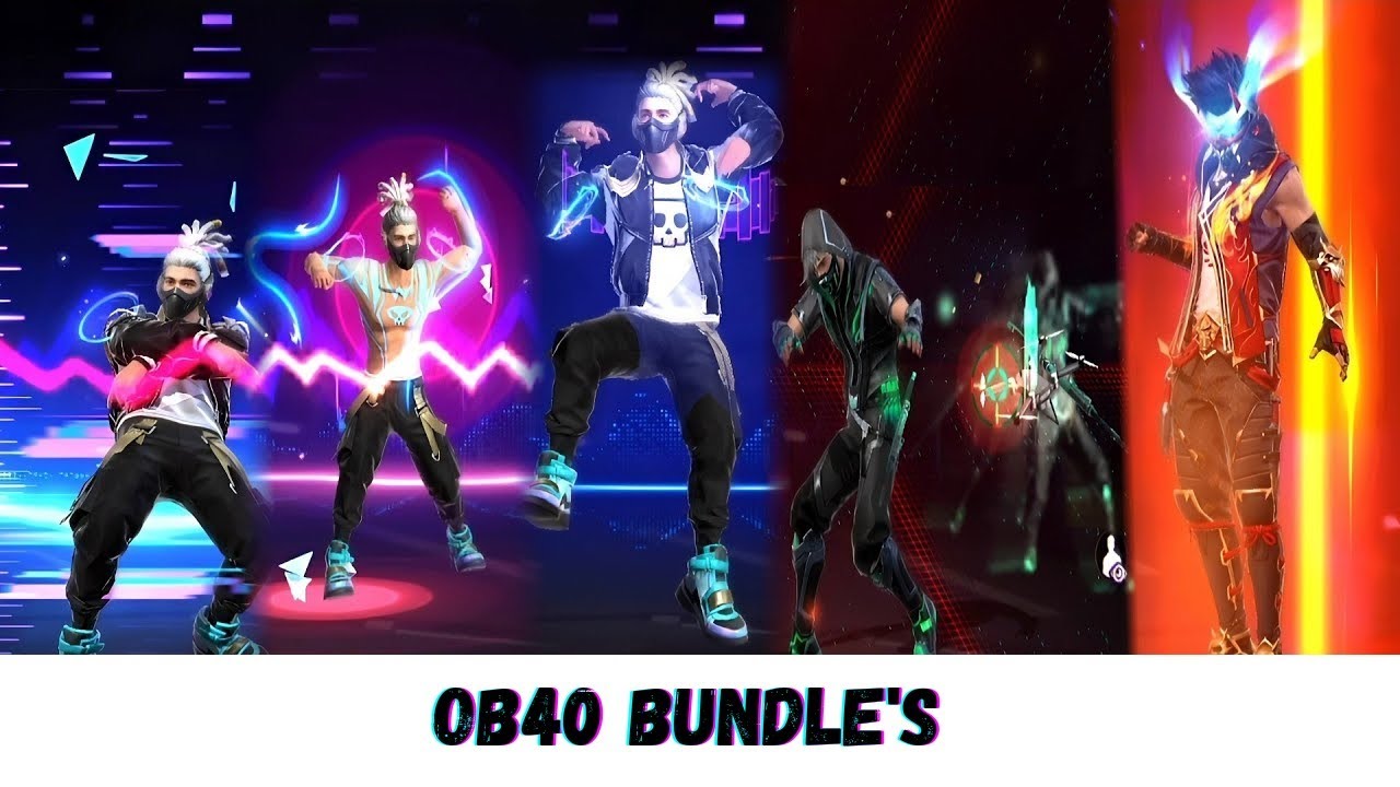 OB40 ALL BUNDLES REVIEW FREE FIRE | UPCOMING NEW LEGENDARY BUNDLES ...
