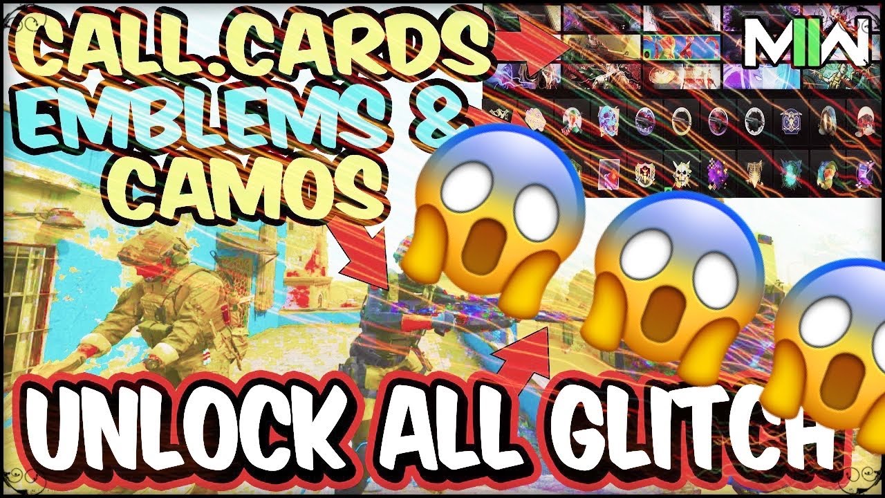 INSTANT UNLOCK ALL GLITCH MW2! CAMOS/ATTACHMENTS/BLUEPRINTS! CAMO ...