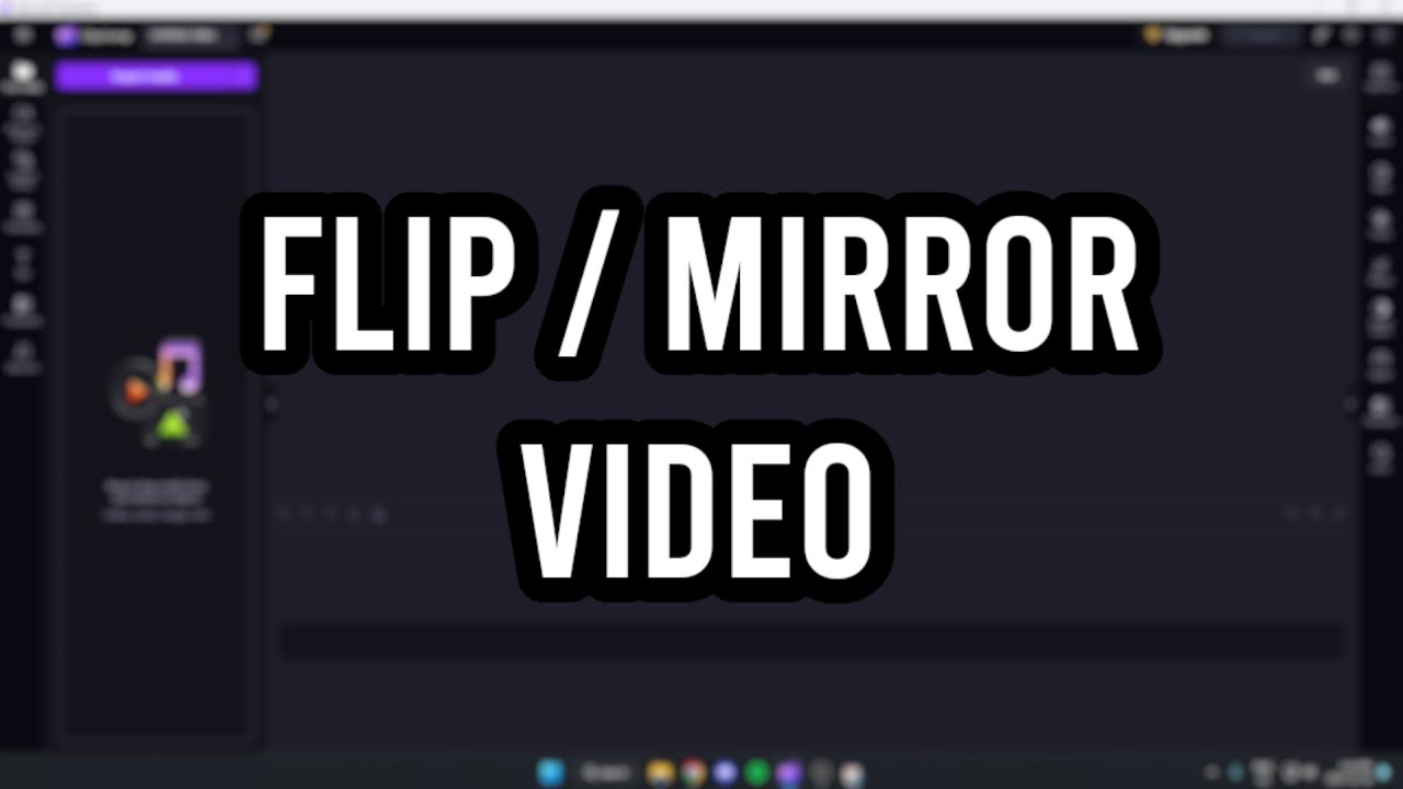 How To Mirror Video In Clipchamp - YouTube