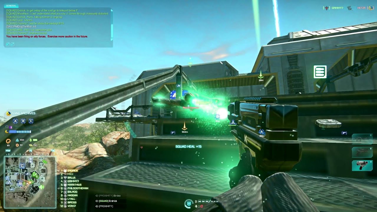PlanetSide 2 Closed Beta - Galaxy Squad Part 1 - YouTube