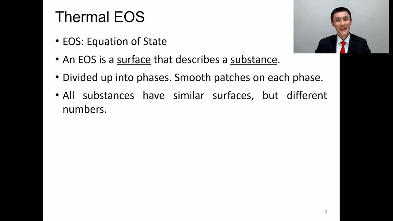 Thermal EOS | Equation of State | Intensive Properties vs Extensive ...