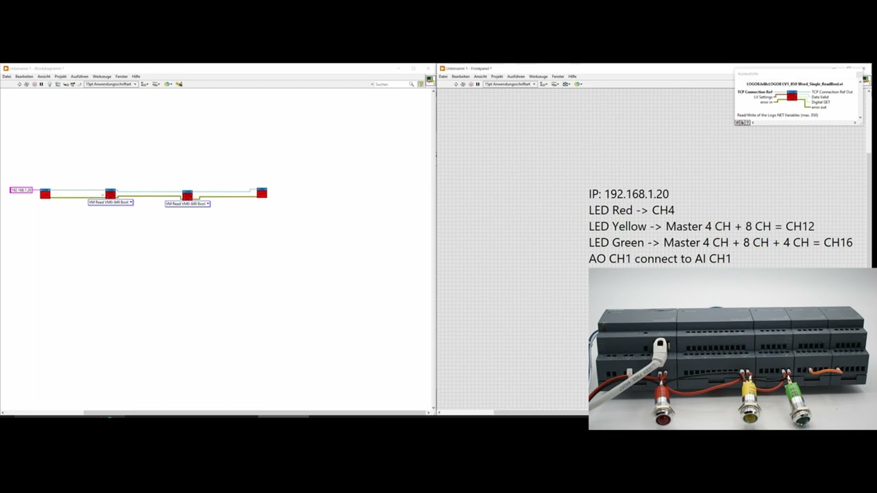 Labview LOGO Siemens - YouTube