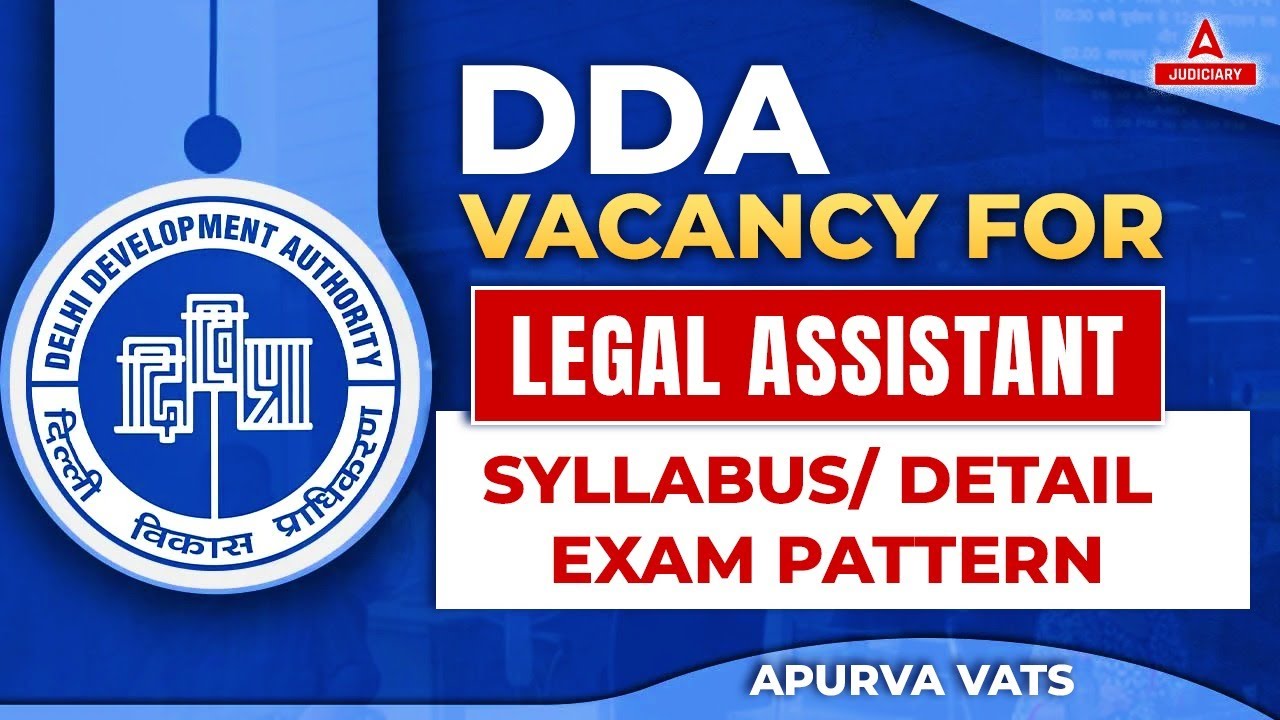 DDA Legal Assistant Syllabus 2023 | NEW Exam Pattern | Complete Details ...