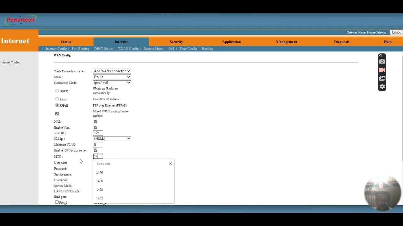 how to config powertech onu router. पावरटेक राउटरलाई कसरी केटिङ गर्ने ...