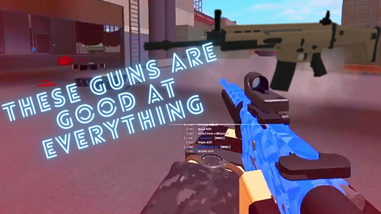 the *BEST* well rounded gun in every category! (phantom forces) - YouTube