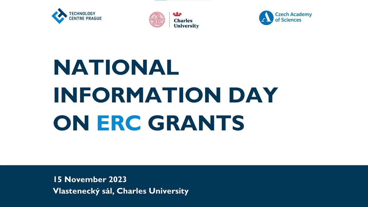 National Information Day on ERC grants 2023 - pt.2 - YouTube