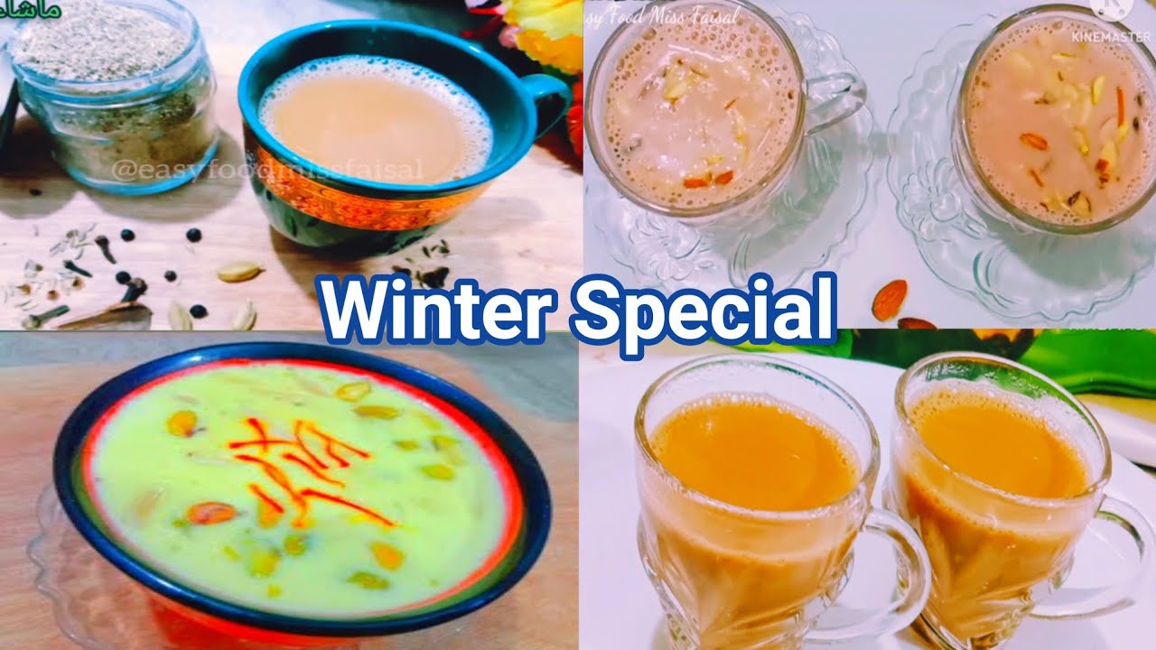 Best Tea Recipes | Chai Masala| Kashmiri Chai | Kadak Chai | Kusturi ...