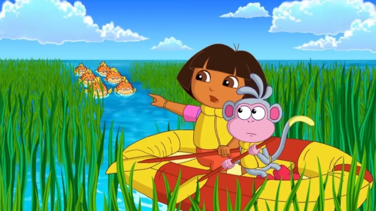 Dora buji drawing | Dora buji in boat drawing | Dora buji Cartoon ...
