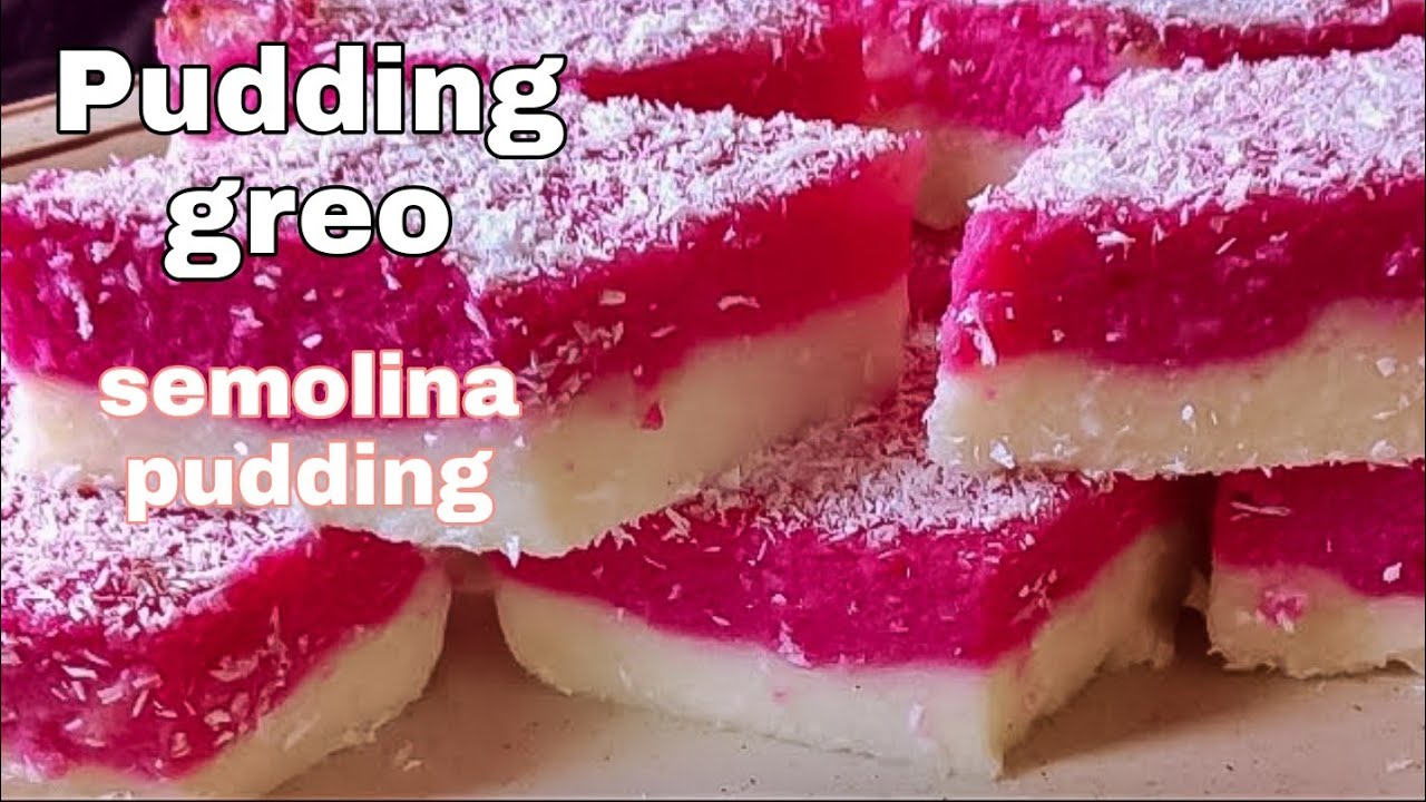 PUDDING GREO facile/PUDDING À LA SEMOULE - YouTube