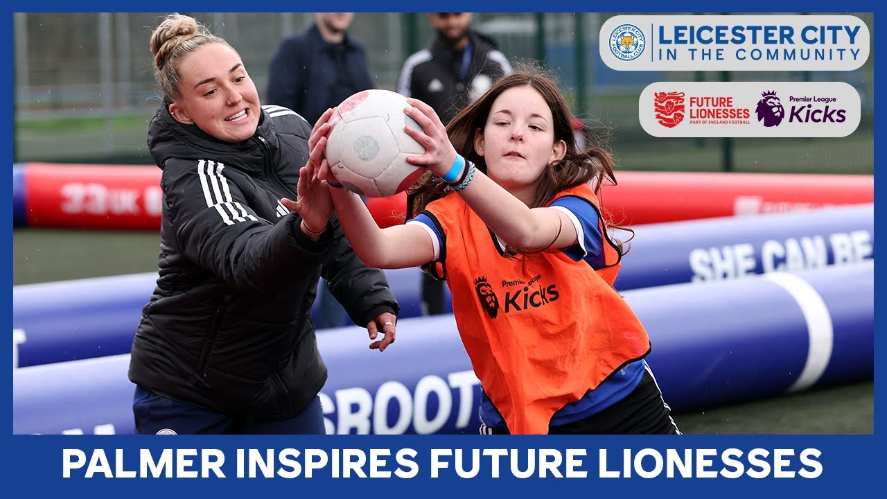 PL Kicks | LCFC Women Help Inspire Future Lionesses - YouTube