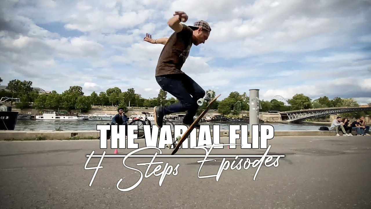 Longboard tutorial / The Varial Flip - YouTube