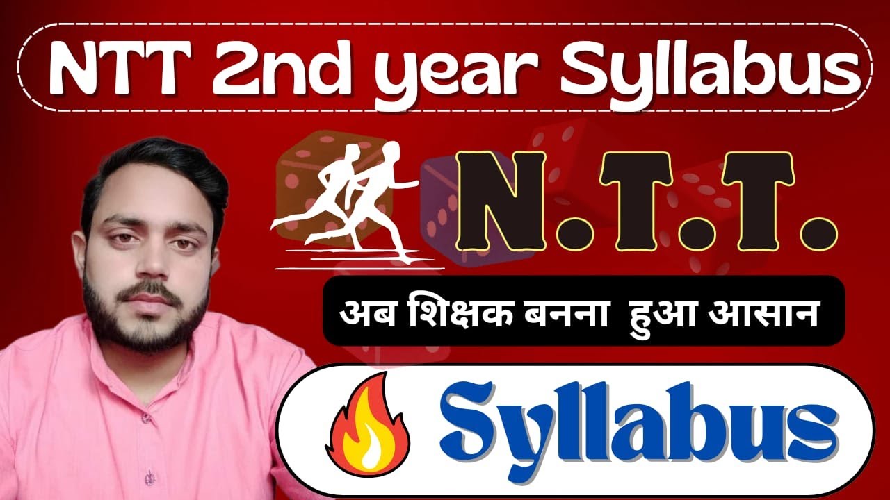 2nd YEAR SYLLABUS/ NTT 2nd YEAR. - YouTube