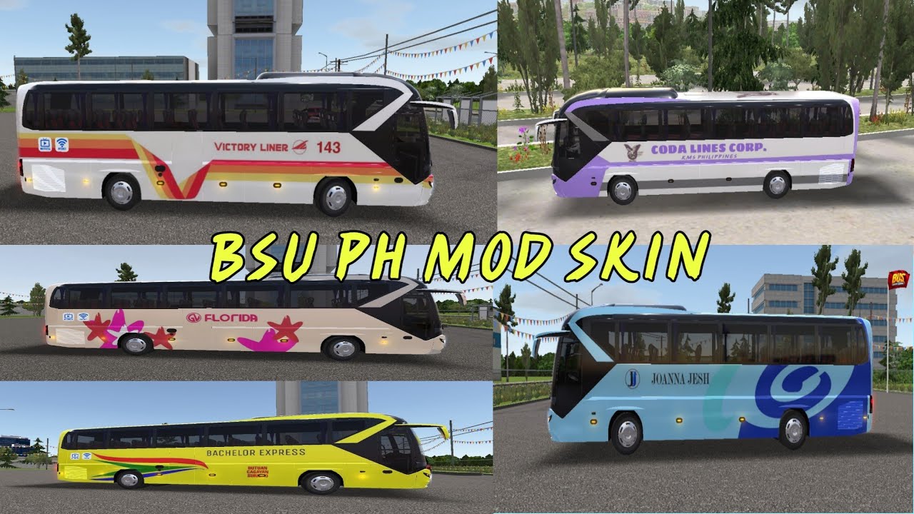 Bus Simulator Ultimate | Mod skin Phillipines | Free skin | PH bus ...