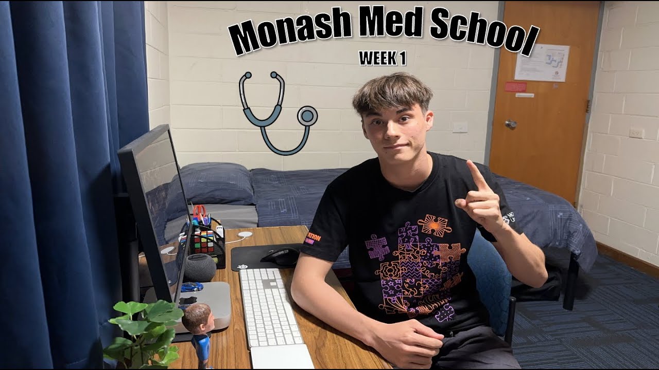 FIRST WEEK as an Australian MED STUDENT (Monash Uni) - YouTube