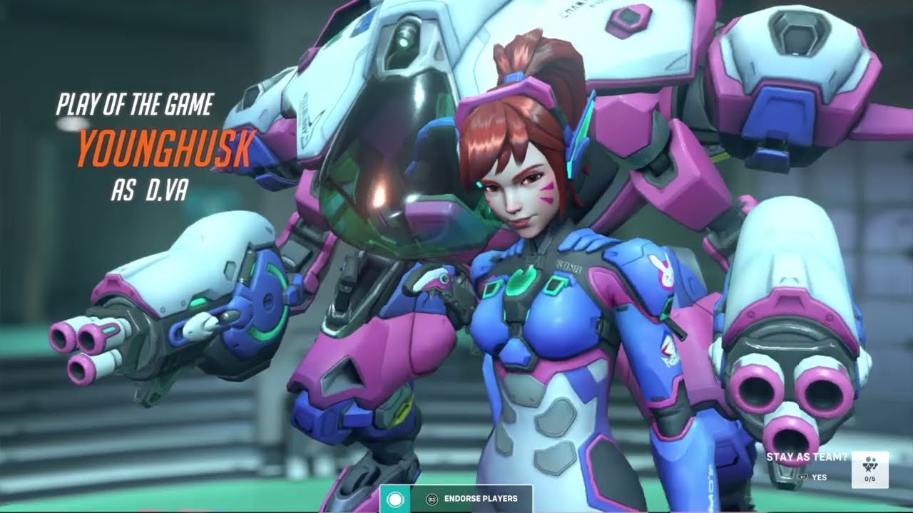 First game as d.va - Overwatch 2 - YouTube
