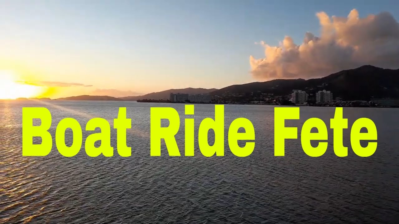 boat ride fete in Trinidad and Tobago - YouTube
