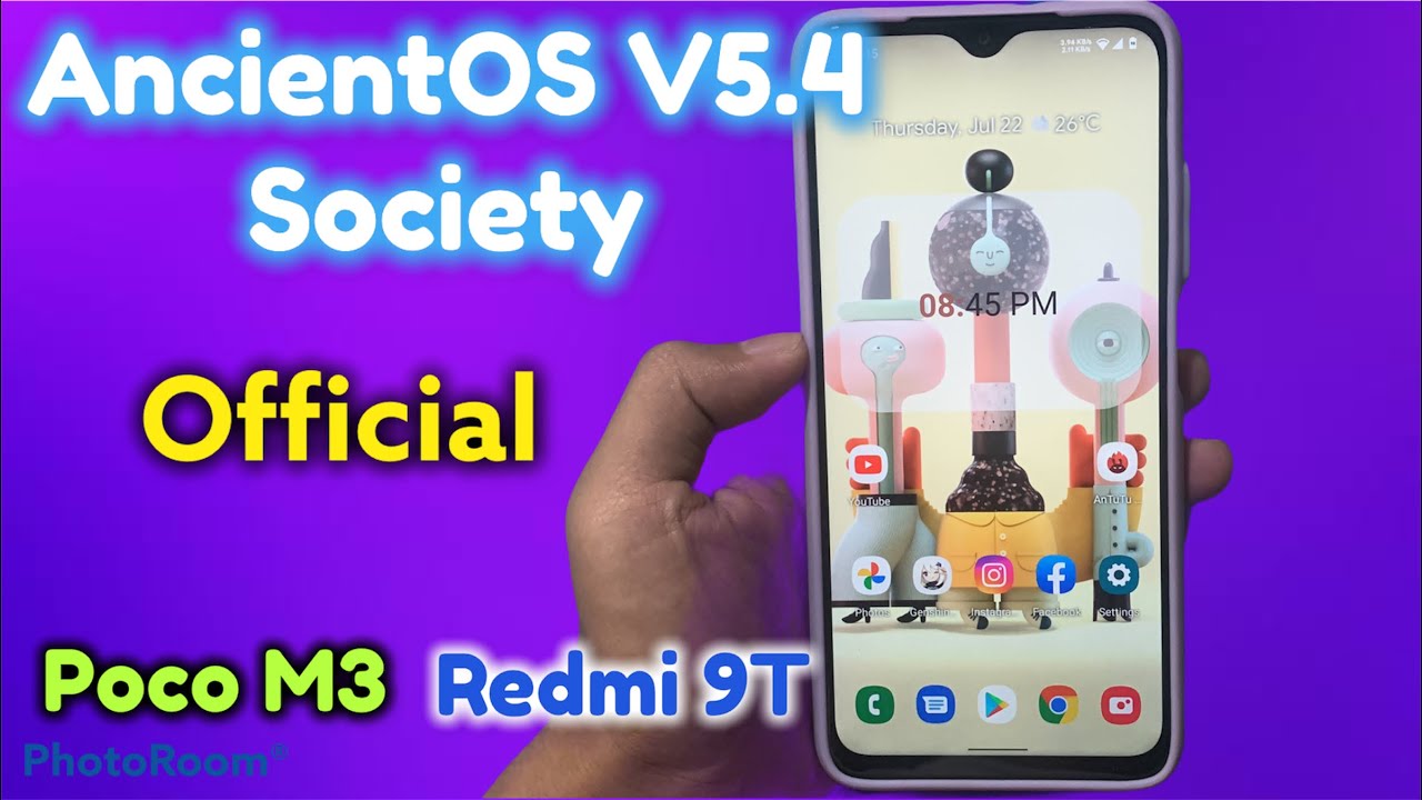AncientOS 5.4 Society - OFFICIAL | Android 11 - Poco M3/Redmi 9T - YouTube