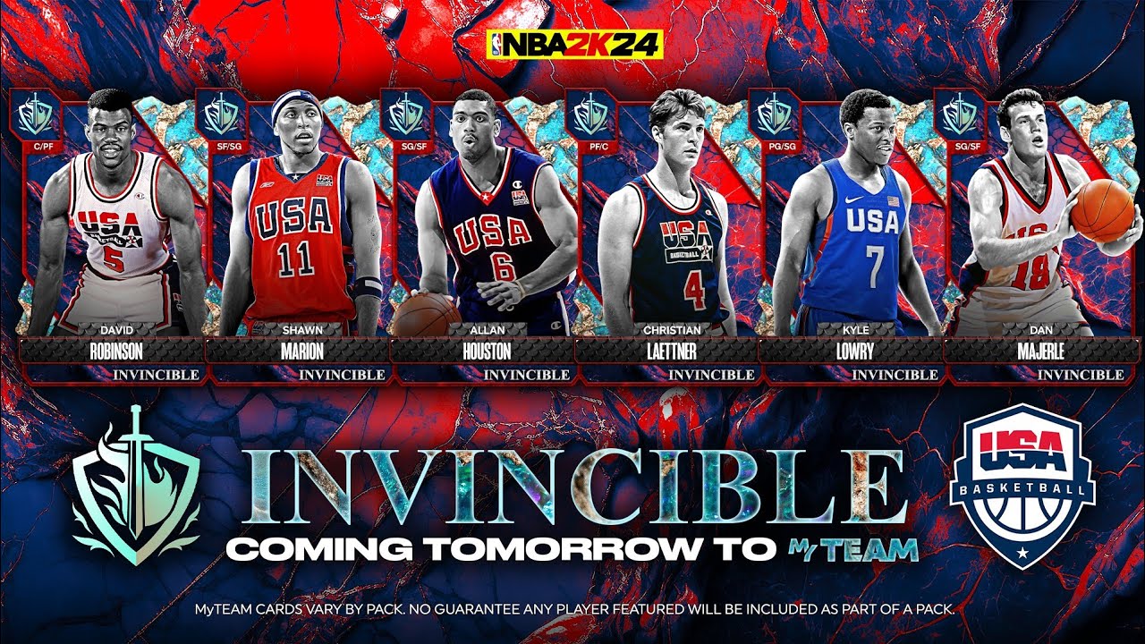 INVINCIBLE DROB AND OTHER NEW TEAM USA INVINCIBLES TMRW IN NBA 2K24 ...