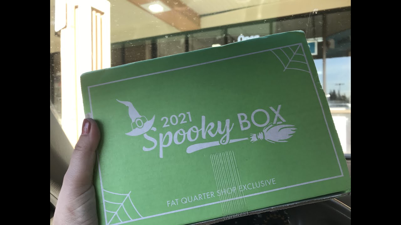 Spooky Box 2021 (Fat Quarter Shop) - YouTube