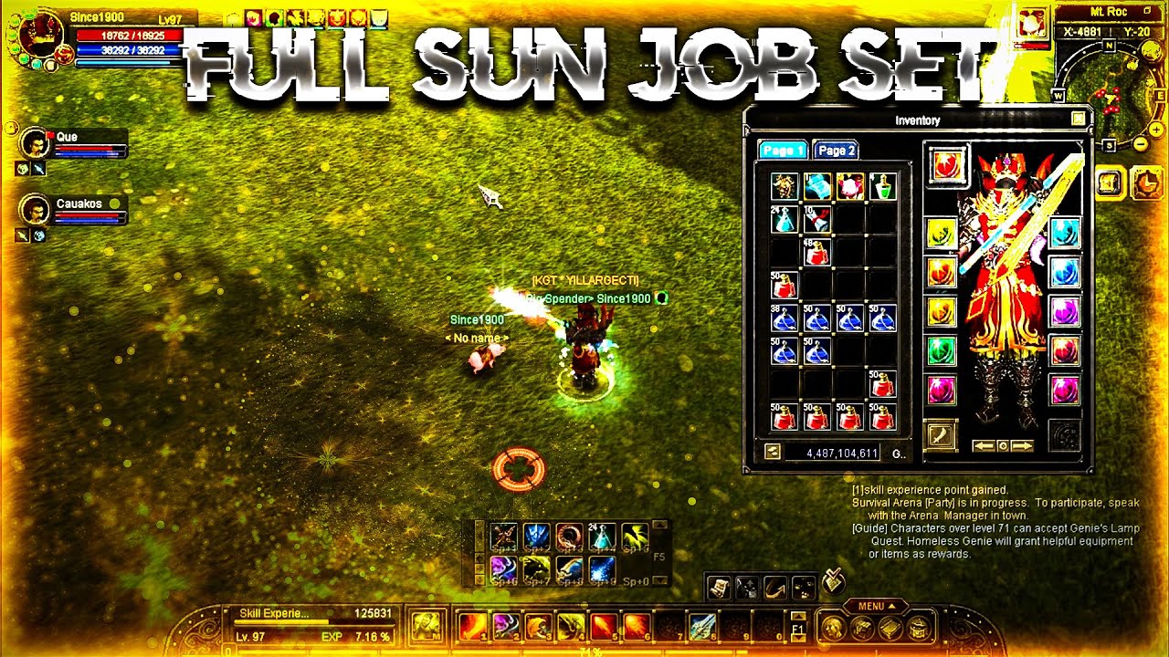 Full Sun Job Set Ne Kadar Önemli ? | Silkroad Online - Veda#10 - YouTube