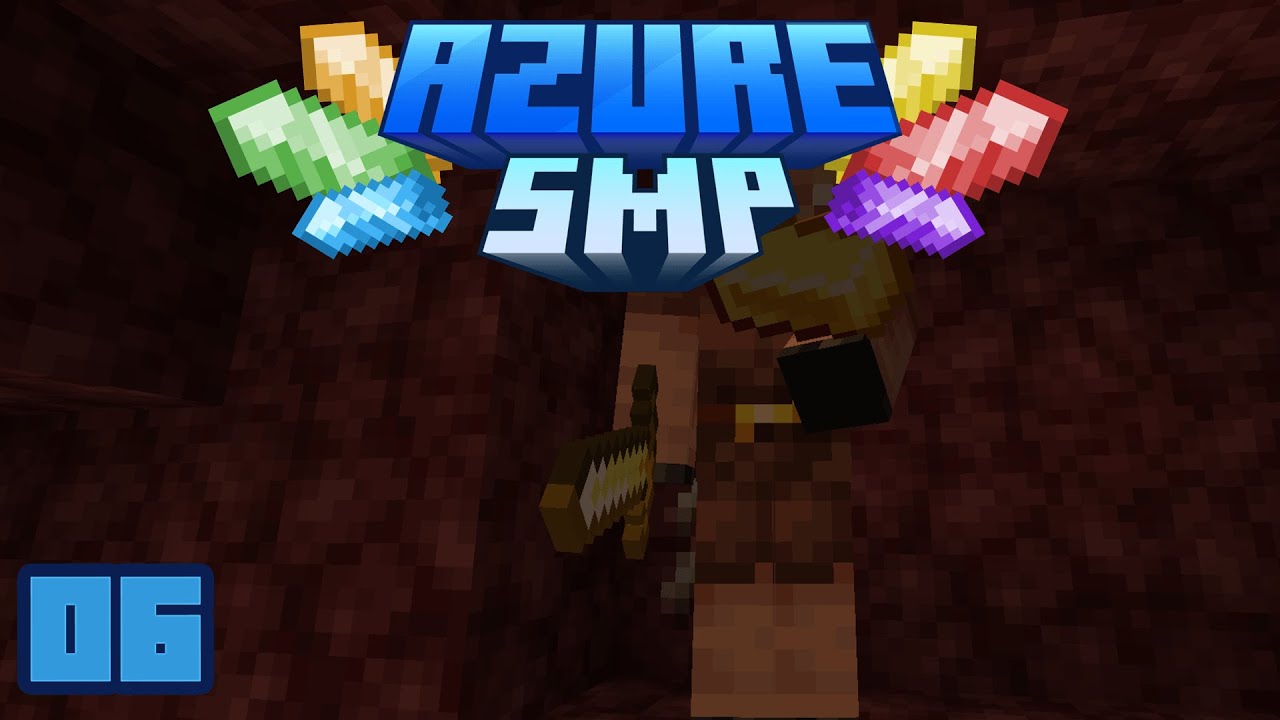 AZURE SMP- PIGLINS, HOGLINS, AND GHAST OH MY! - Ep. 06 - YouTube