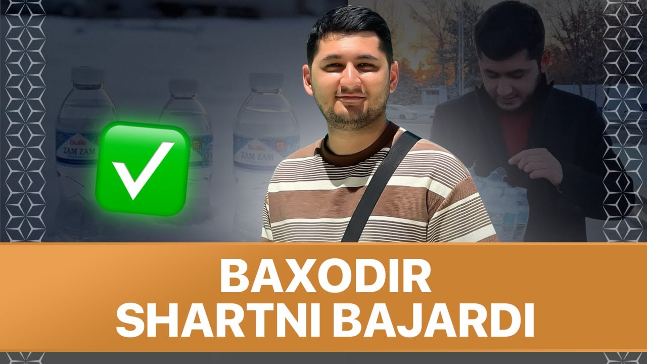 Baxodir shartni bajardi 😎| Chumoli - YouTube