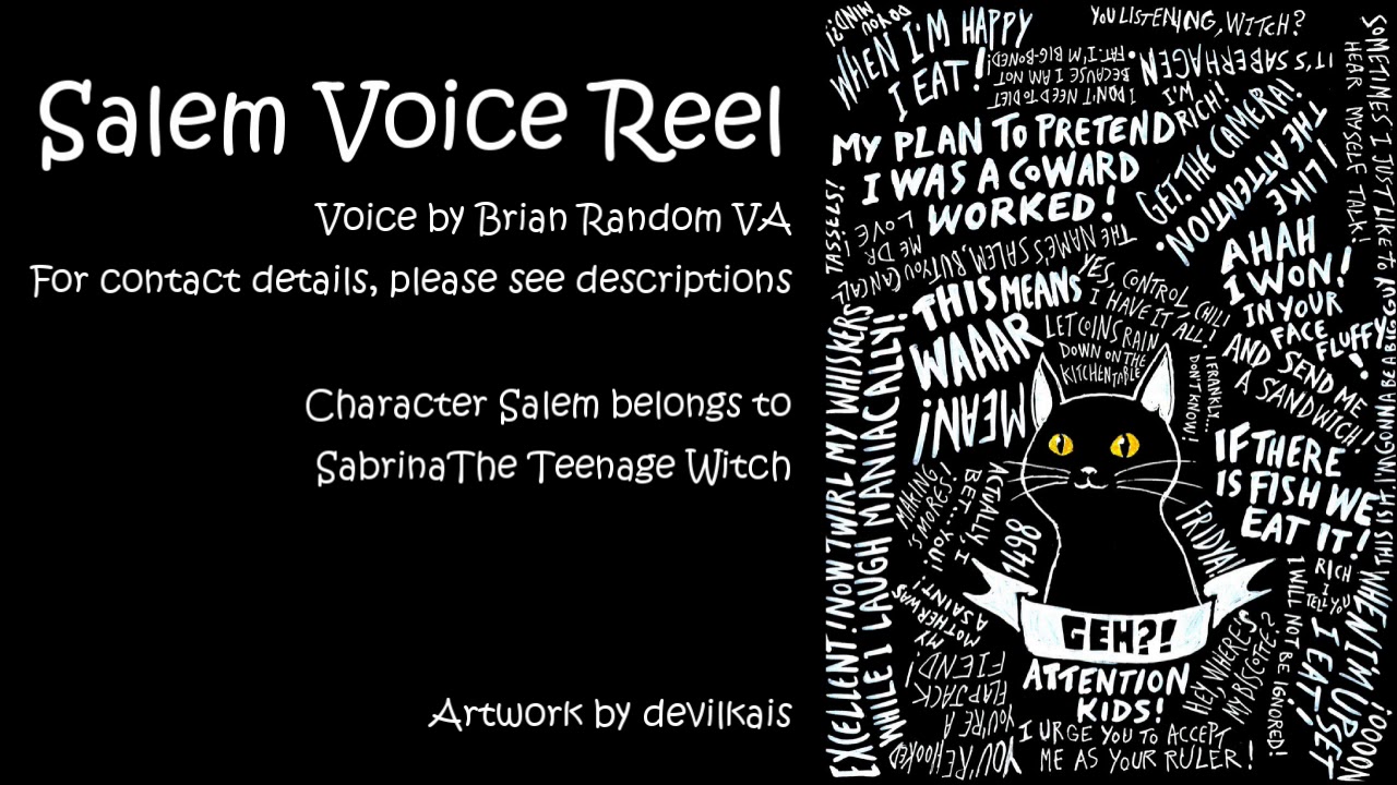 Salem Voice Reel - YouTube