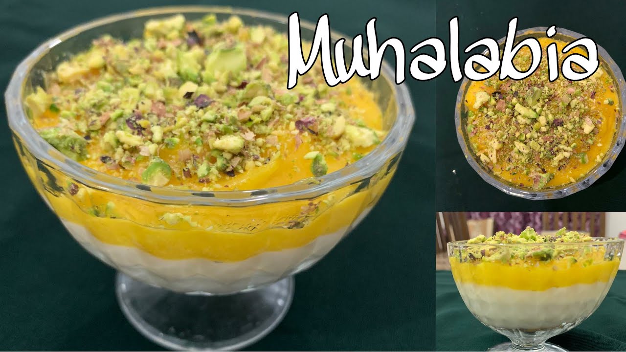 മുഹലബിയ | Muhalabia | Simple traditional Arabic Pudding Dessert - YouTube